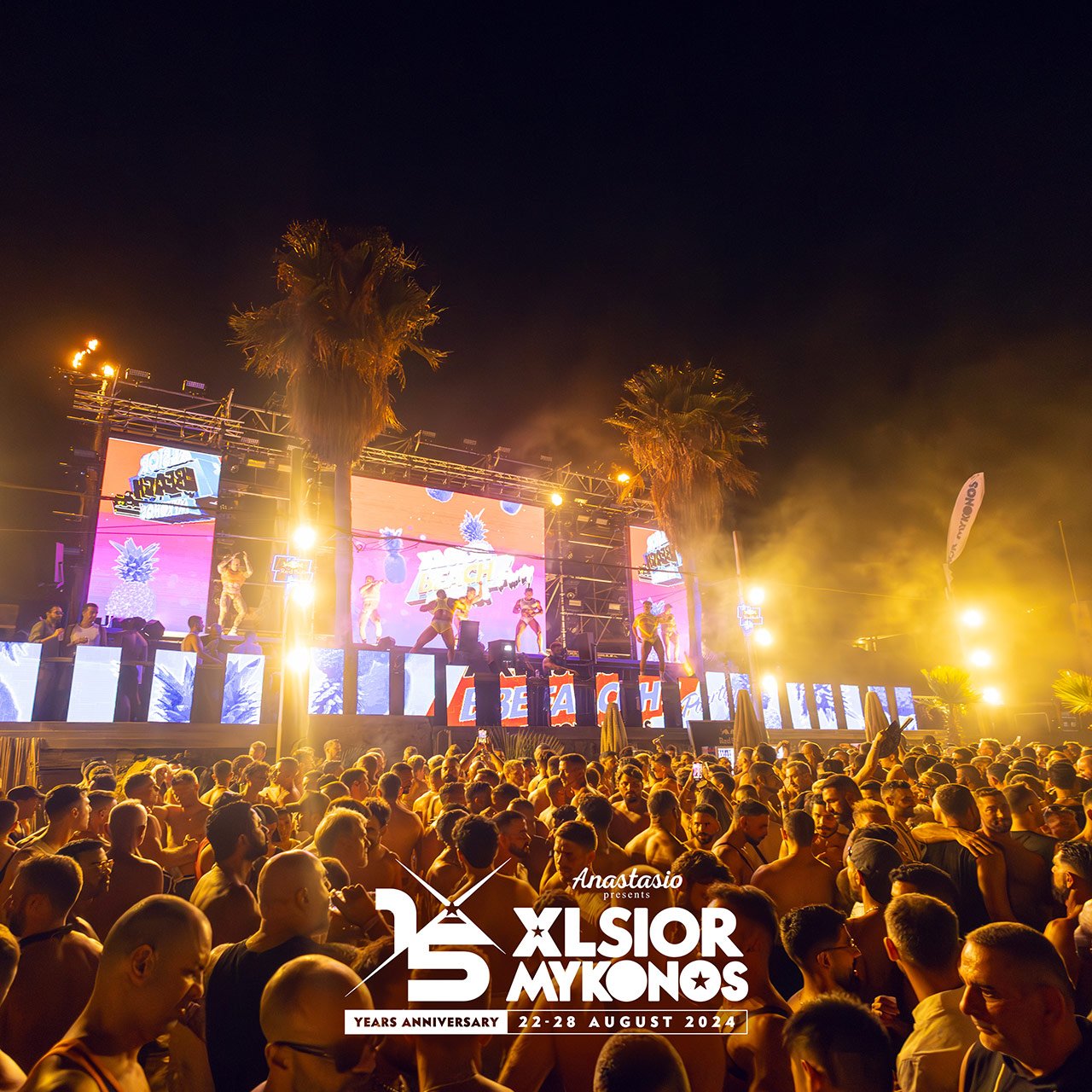 GALLERY 2024: THE BEACH PARTY – XLSIOR FESTIVAL MYKONOS | 20-25 AUGUST 2026